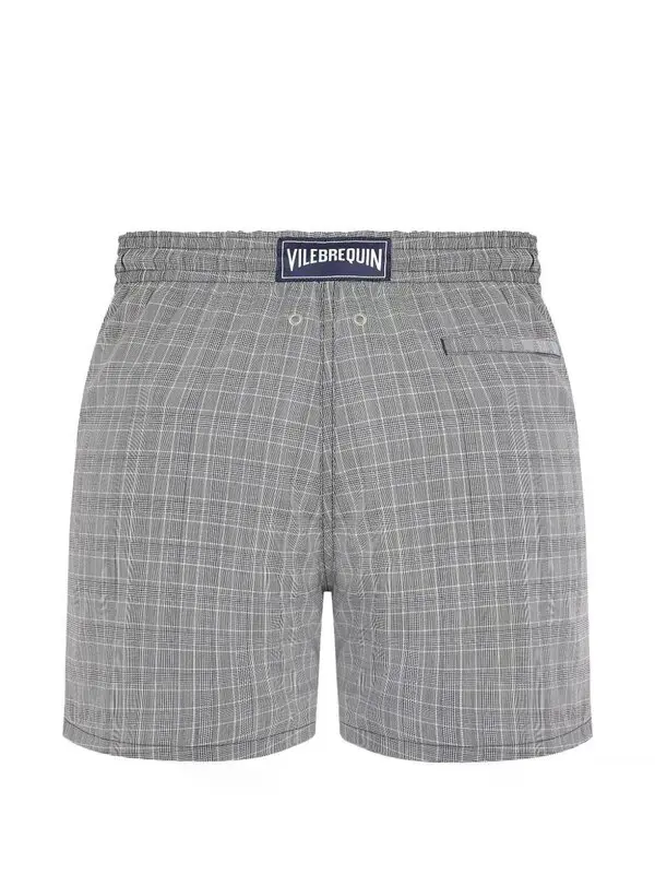 Vilebrequin Prince Of Wales Check Swim Shorts - Grey