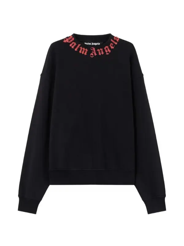 Palm Angels Neck Logo Sweatshirt