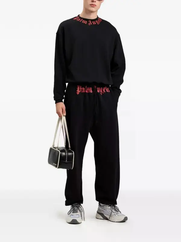 Palm Angels Neck Logo Sweatshirt