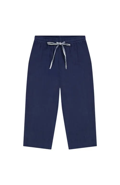 MER ST. BARTH La Plage Drawstring Pant - Blue