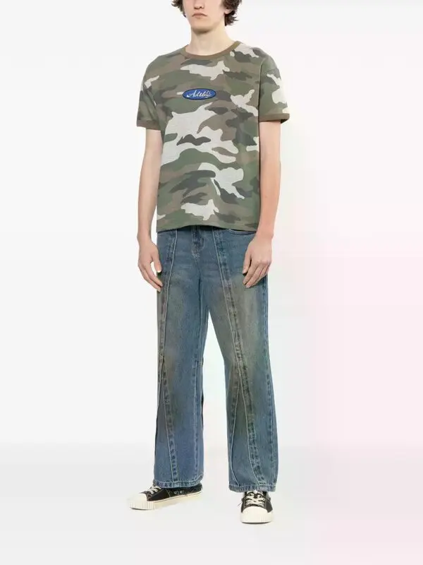 Andersson Bell Camouflage-print T-shirt
