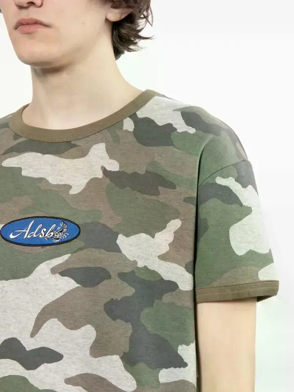 Andersson Bell Camouflage-print T-shirt