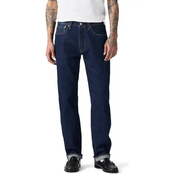 LEVI'S 501® Original Straight Leg Jeans - New Selvedge Rinse 1
