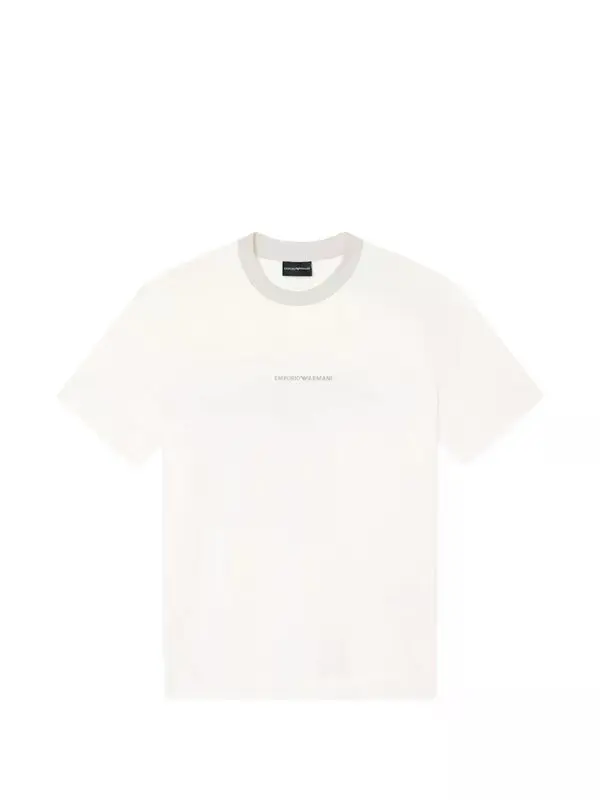 Emporio Armani Heavy Jersey T-shirt With Ea Generation Embroidery