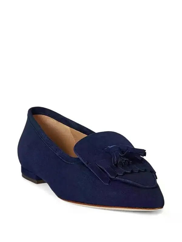 Ralph Lauren Pointed Tassel-detail Pumps - Blue
