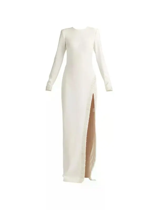 Tadashi Shoji Beaded Split Gown