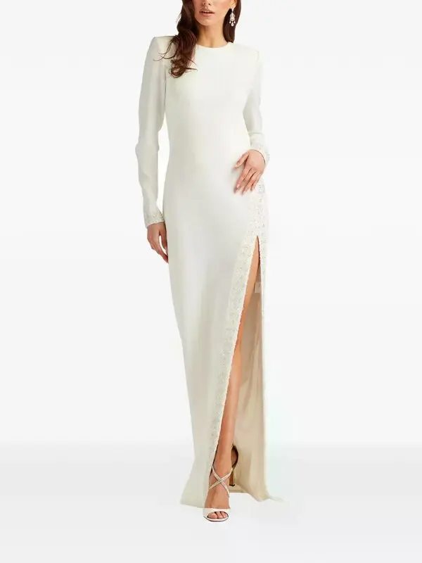 Tadashi Shoji Beaded Split Gown