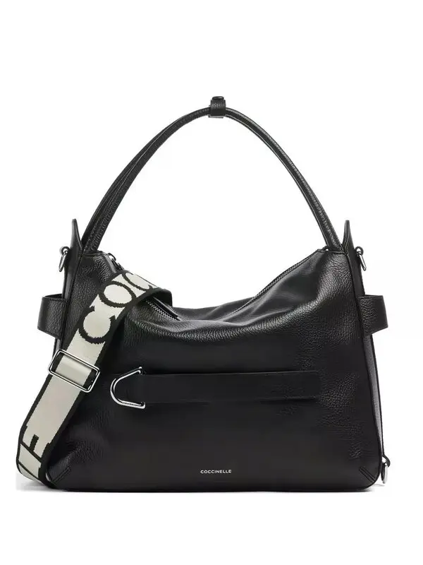 COCCINELLE Detachable Strap Shoulder Bag - Black