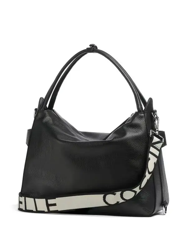 COCCINELLE Detachable Strap Shoulder Bag - Black
