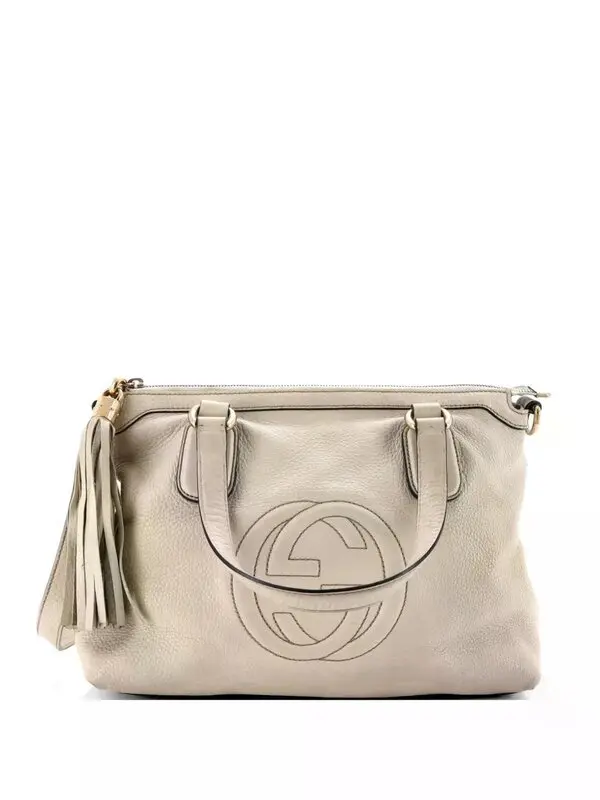 Gucci Soho Convertible Top Handle Satchel - Neutrals