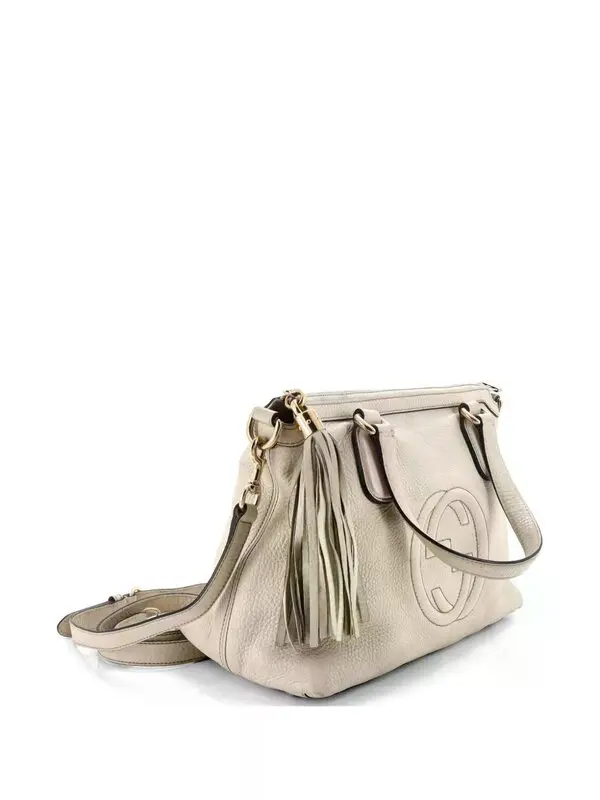 Gucci Soho Convertible Top Handle Satchel - Neutrals
