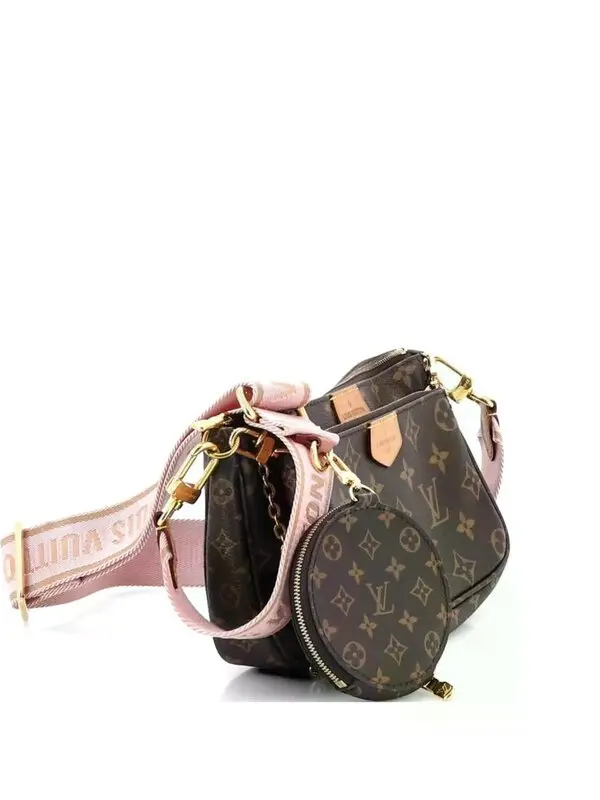 LOUIS VUITTON Multi Pochette Accessoires Monogram Canvas Crossbody Bag - Brown