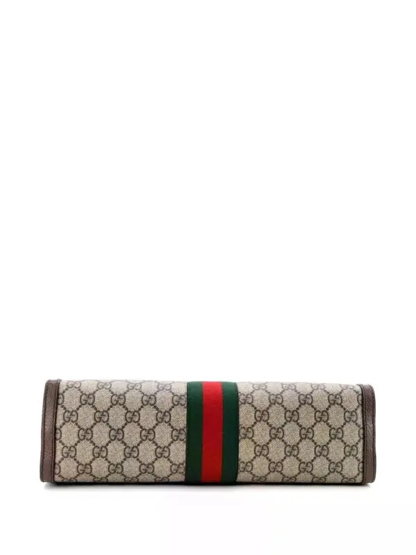 Gucci Ophidia Chain Gg Coated Canvas Medium Shoulder Bag - Brown