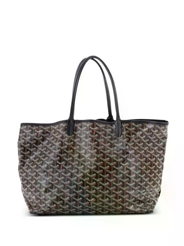 Goyard Saint Louis Coated Canvas Pm Tote Bag - Black