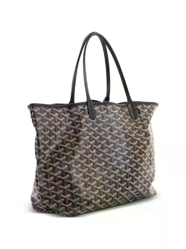 Goyard Saint Louis Coated Canvas Pm Tote Bag - Black