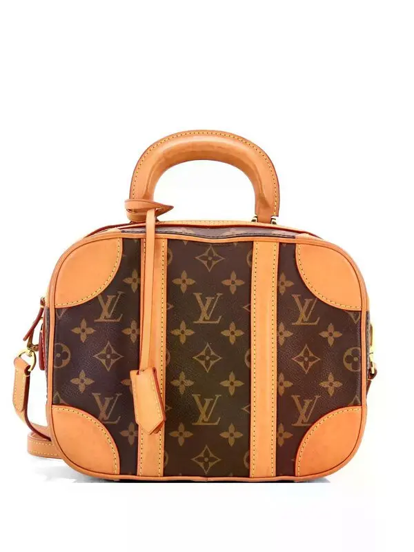 LOUIS VUITTON Valisette Handbag Monogram Canvas Pm Satchel - Brown