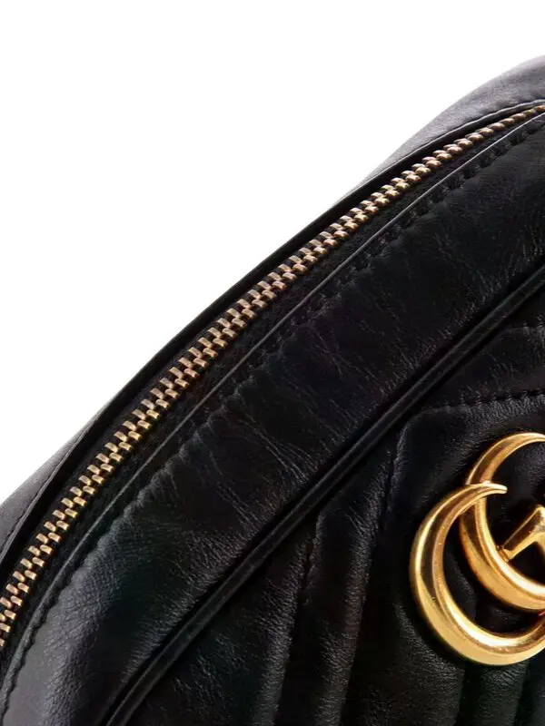 Gucci Gg Marmont Mini Shoulder Bag - Black
