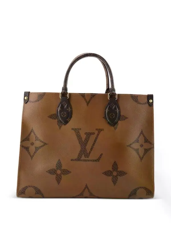 LOUIS VUITTON Onthego Reverse Monogram Giant Mm Tote Bag - Brown