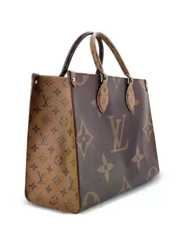 LOUIS VUITTON Onthego Reverse Monogram Giant Mm Tote Bag - Brown
