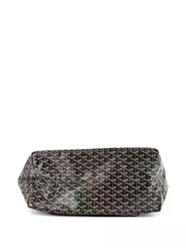 Goyard Saint Louis Coated Canvas Gm Tote Bag - Black
