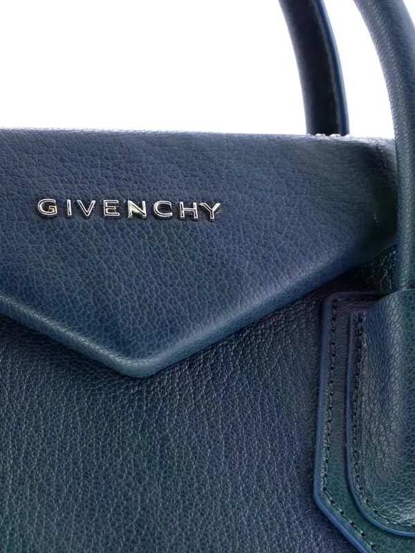 Givenchy Antigona Leather Medium Satchel - Blue