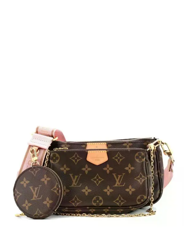 LOUIS VUITTON Multi Pochette Accessoires Monogram Canvas Crossbody Bag - Brown