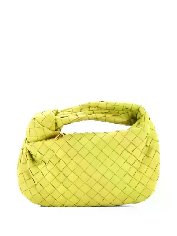 Bottega Veneta Bv Jodie Intrecciato Nappa Mini Hobo Bag - Green