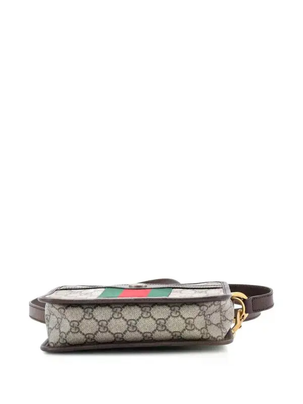 Gucci Ophidia Top Handle Camera Bag Gg Coated Canvas Small