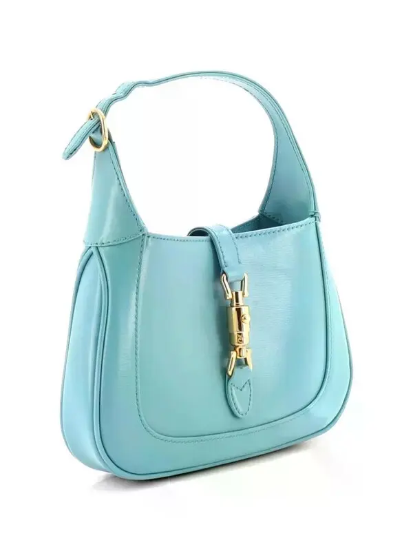 Gucci Jackie 1961 Leather Mini Hobo Bag - Blue