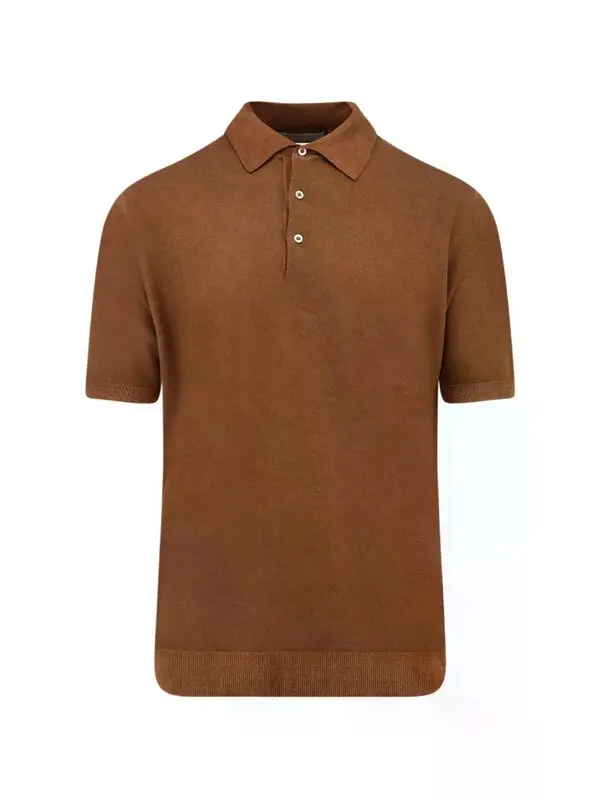 Corneliani Ribbed Polo Shirt