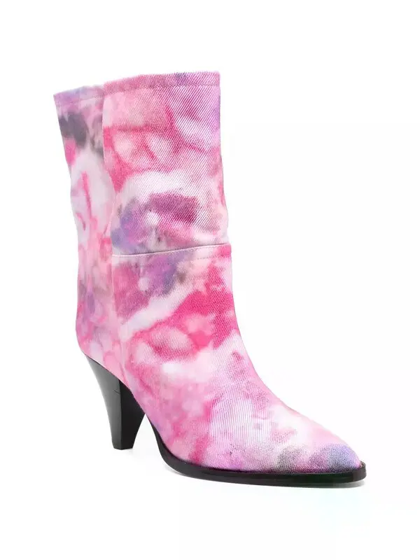 Isabel Marant Étoile Tie-dye Pointed Boots