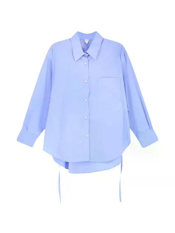 Aspesi Patch Pocket Cotton Shirt - Blue