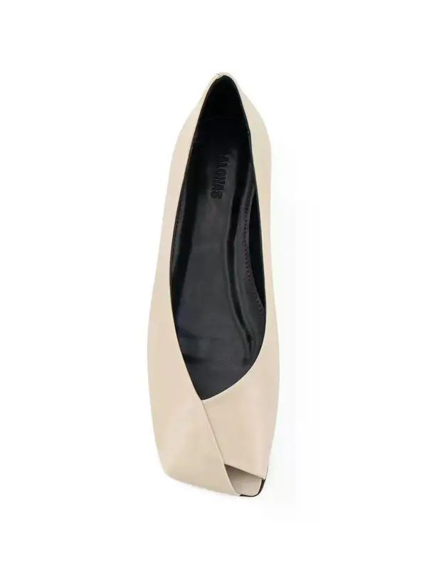 ALOHAS Square-toe Ballerina Flats - Neutrals