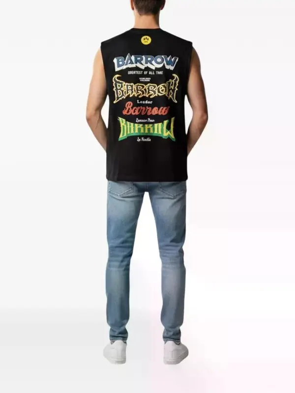 BARROW Graphic Sleeveless T-shirt