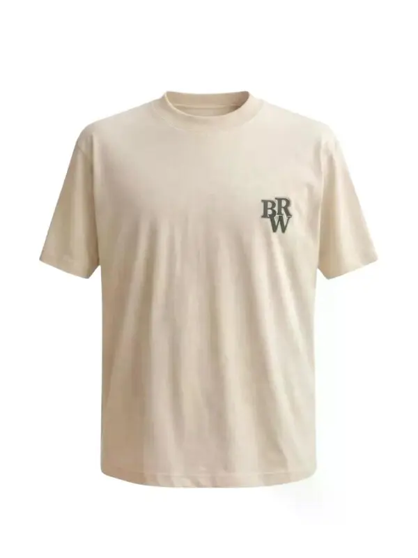 BARROW Barbed-wire Graphic T-shirt - Neutrals