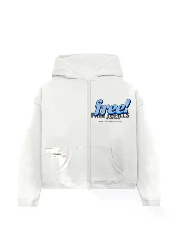FREE REFILLS Tabloid Graphic Hoodie
