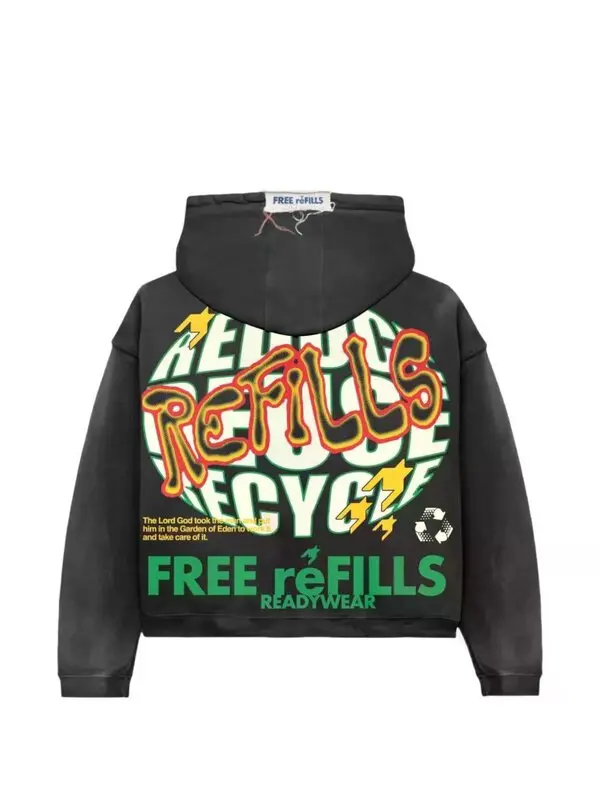 FREE REFILLS Logo Zip-up Hoodie