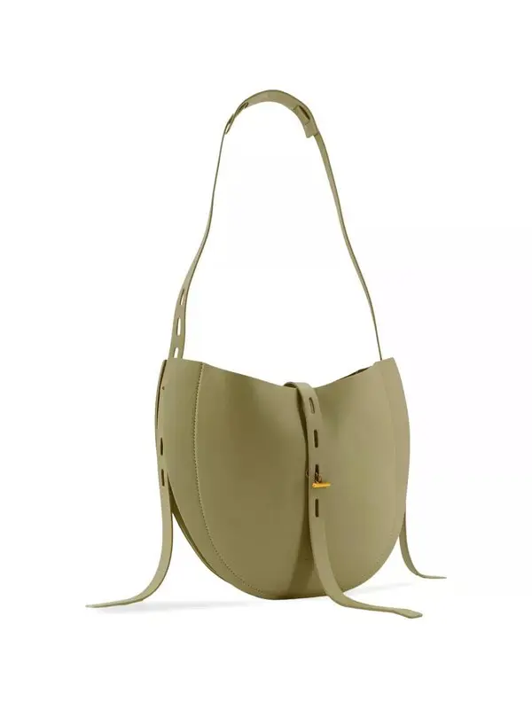 MINOBOSSI Lizzie Leather Shoulder Bag - Green