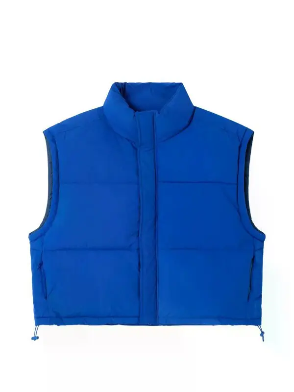 American Vintage Rofy Puffer Gilet - Blue