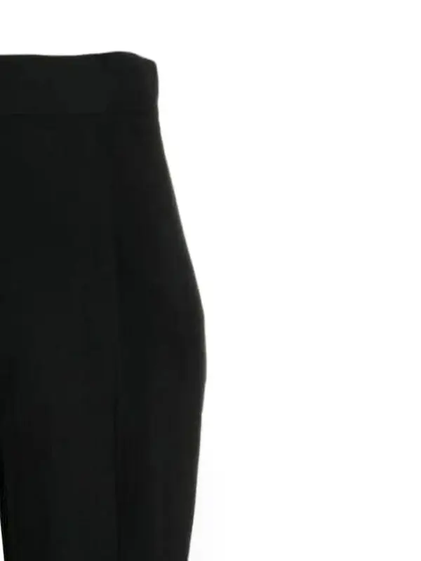 Elie Saab High-waisted Flared Trousers - Black