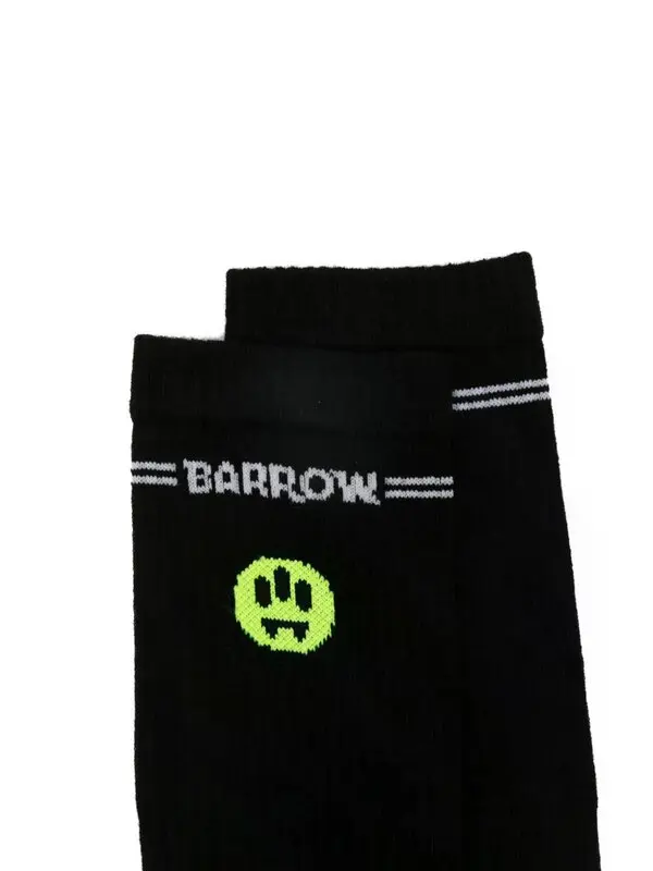 BARROW Ribbed Logo Socks