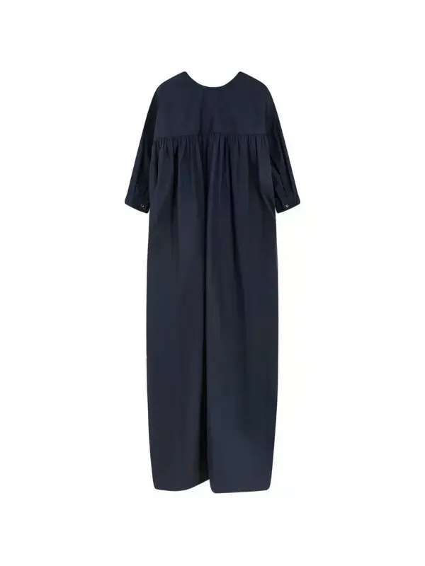 Aspesi Cotton Long Dress - Blue