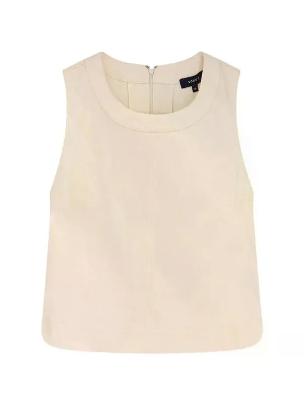 Soeur Sleeveless Round-neck Top