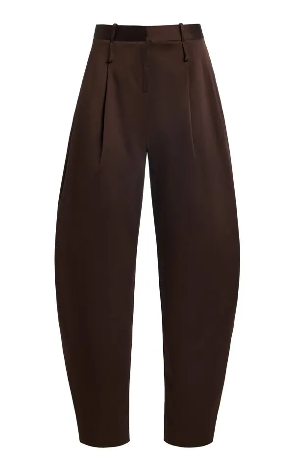 Brandon Maxwell Dean Pleated Balloon Pants