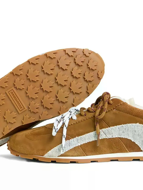 Dsquared2 Suede Lace-up Sneakers - Brown