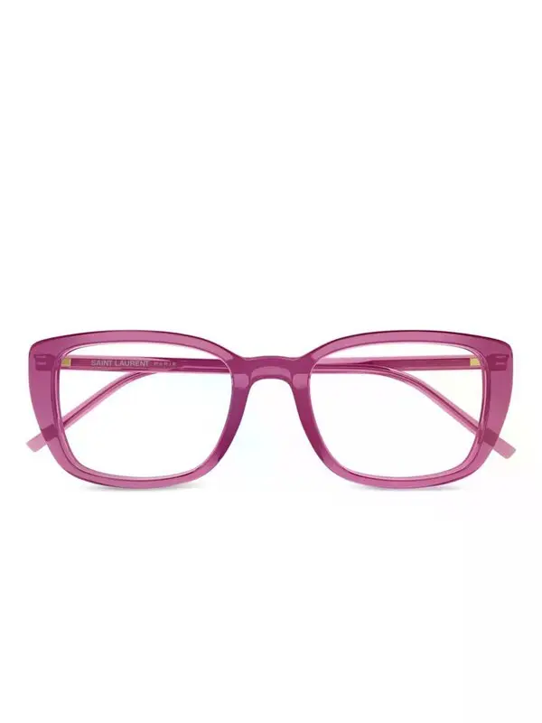 Saint Laurent Square-frame Eyeglasses - Pink