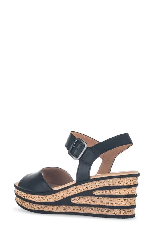 Gabor Ankle Strap Wedge Sandal
