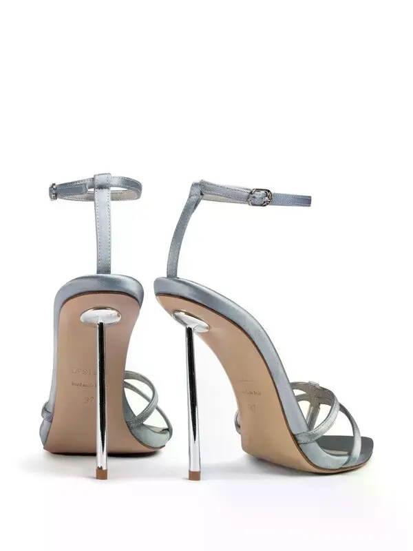 LE SILLA Giselle Strappy Pointed Sandals - Grey