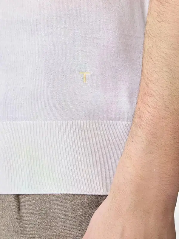 TOD'S Fake V-neck Layered T-shirt