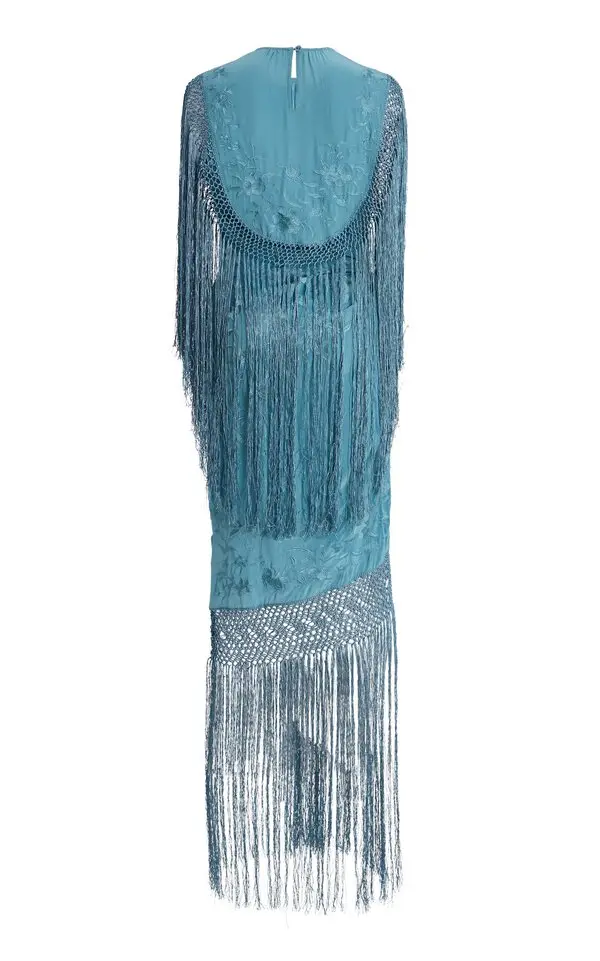 Ulla Johnson Nerine Fringe Maxi Dress
